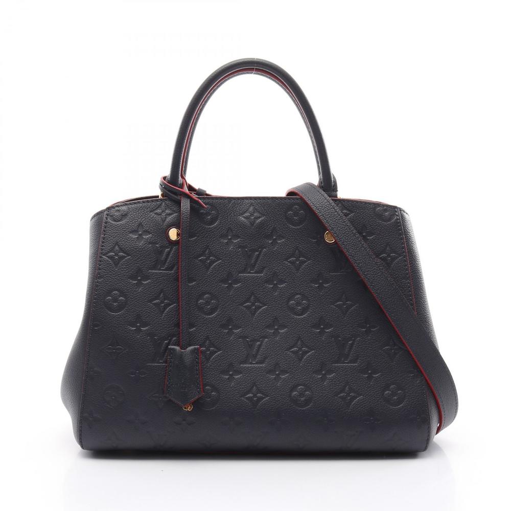 Louis Vuitton | Bags | Louis Vuitton Empreinte Blue Leather Handbag ...
